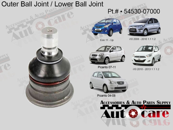 Lower Ball Joint - Hyundai i10 1.1, 1.2, Eon 0.8, 1.054530-07000 / ...