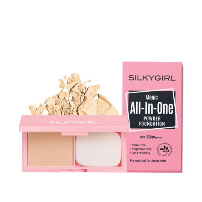 SILKYGIRL Magic BB Powder Foundation (All in One) | Lazada