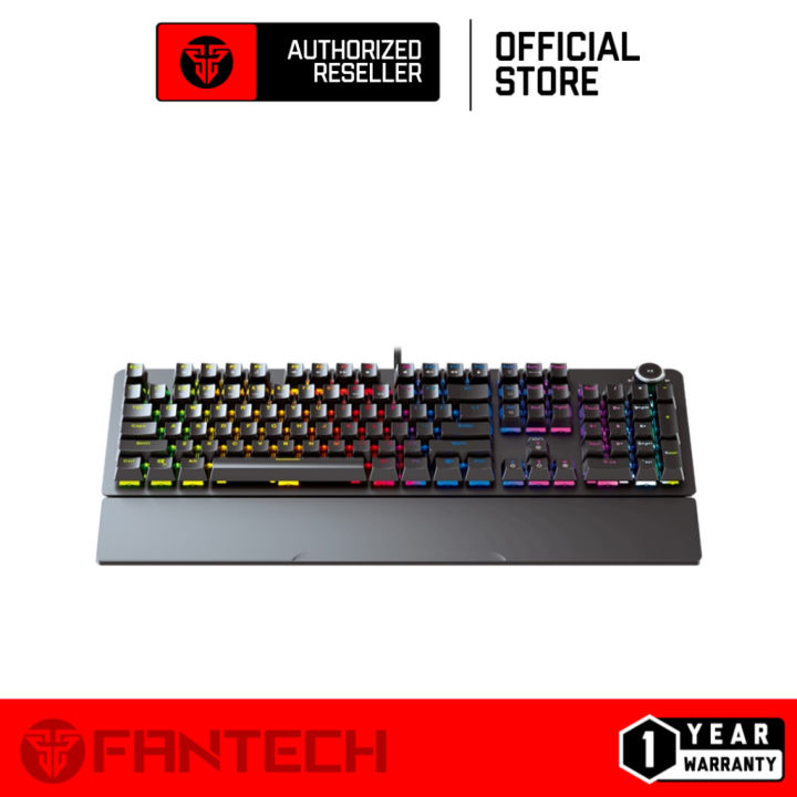 FANTECH MK853 WIRED MECHANICAL KEYBOARD Black, White, Pink - RED/BLUE ...