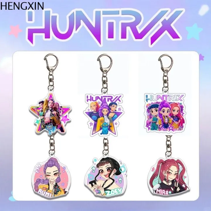 HENGXIN ฮันทริกซ์ ซาจา บอยส์ คีย์เชน Kpop Demon Hunters รูมิ โซอี้ จินู ...