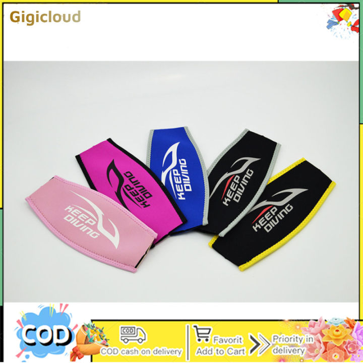 Scuba Diving Mask Head Strap Cover Mask Padded Protect Long Hair Band ...