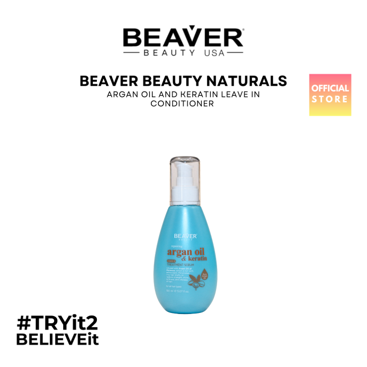 Beaver Beauty Naturals Argan Oil and Keratin Leave In Conditioner 150ml ...