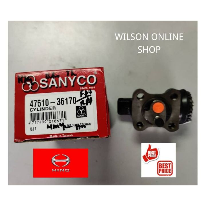 Taiwan Sanyco Hino Dutro WU410,WU300 Brake Pump Wheel Cylinder Front RH ...