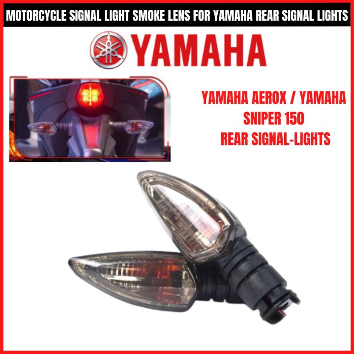 MOTORCYCLE SIGNAL LIGHT SMOKE LENS FOR YAMAHA AEROX / YAMAHA SNIPER 150 ...