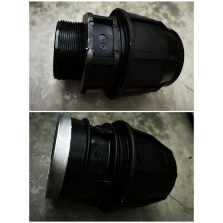 HDPE FITTINGS Poly Female Male Socket MTA FTA, 90mm x 3" PP Poly Water ...