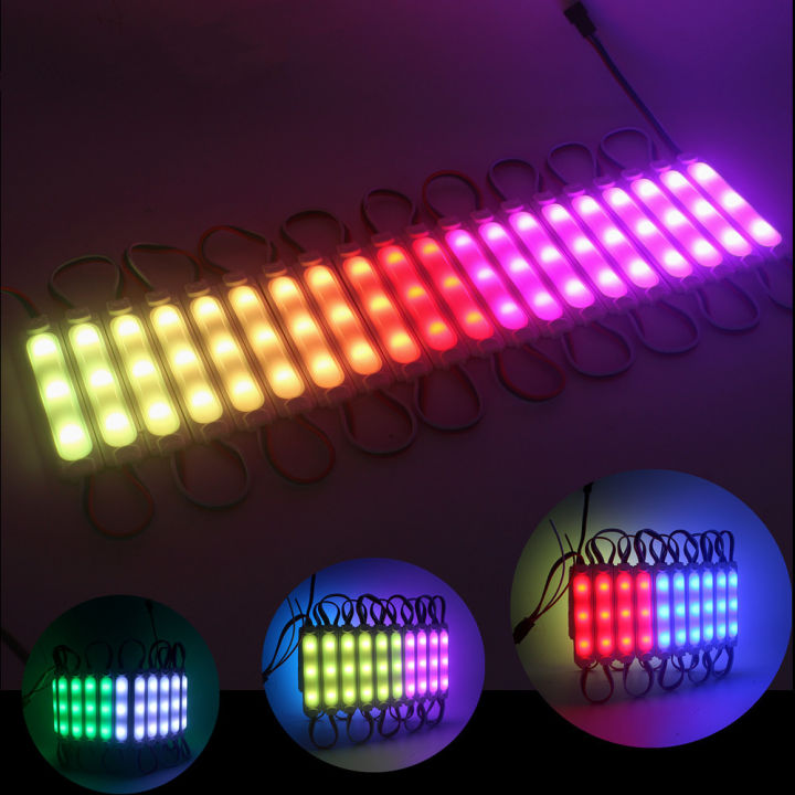 Super Bright WS2811 COB LED Module DC12V Waterproof IP68 Pixel Smart ...