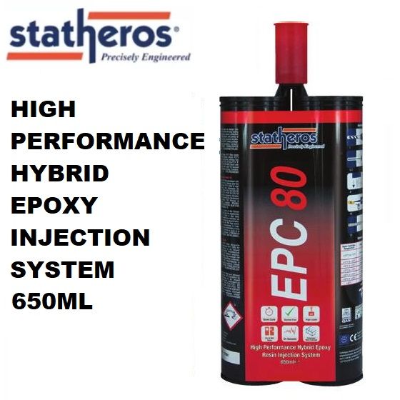 STATHEROS EPC80 (650ml) High Performance Hybrid Epoxy Injection System ...