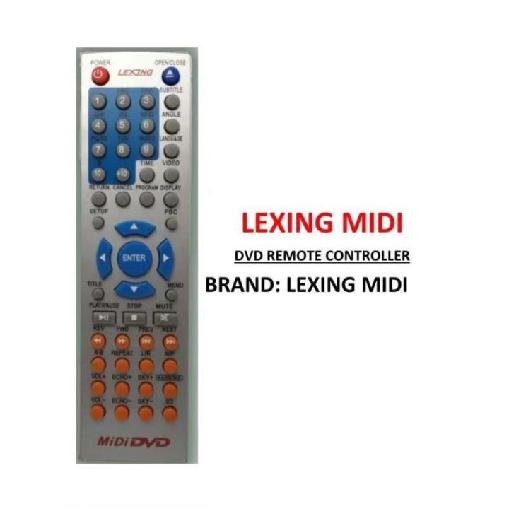 LEXING MIDI DVD REMOTE CONTROLLER | Lazada PH