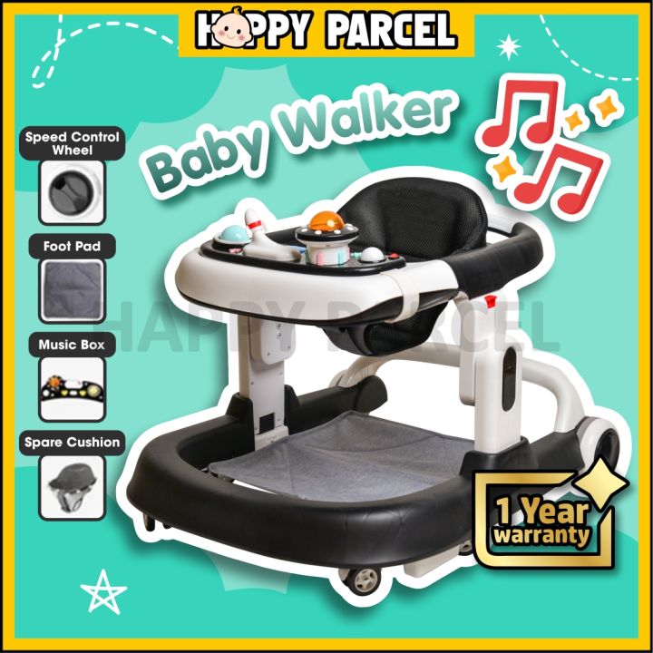 [NURSERY MUSIC] Premium Foldable Baby Walker With Music Anti-O-Leg ...
