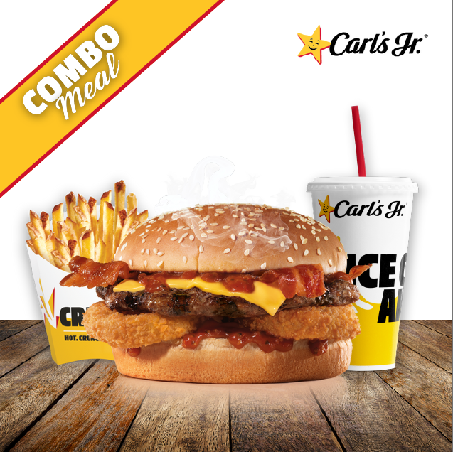 [Carl’s Jr.] Western Bacon Cheeseburger® Combo [Redeem In Store] [take ...