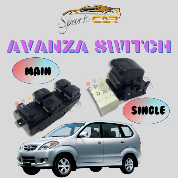 TOYOTA AVANZA Power Window Switch (Main / Single Switch) | Lazada