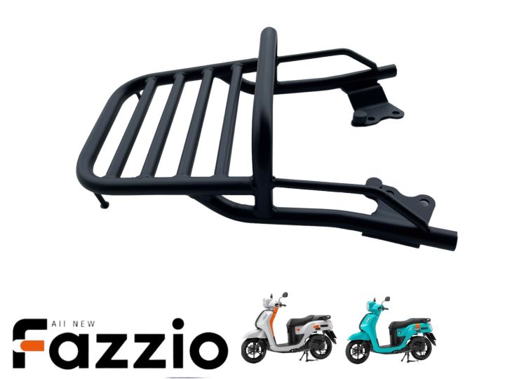 Rack ท้ายเเบบมีจับหลังกันตก YAMAHA FAZZIO /ตะเเกรงท้ายเเบบมีจับหลัง ...
