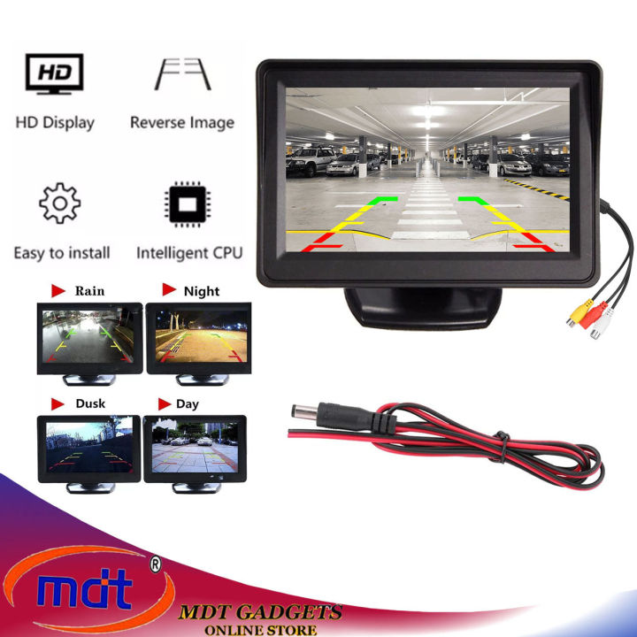 4.3 / 5 inch IPS Screen TFT LCD Car Monitor Car Reverse Parking Monitor ...