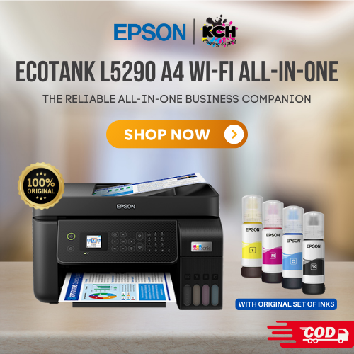 Epson L5290 (All in One Printer) PRINT/SCAN/PHOTOCOPY/FAX/WIFI DIRECT pigment ink | Lazada PH
