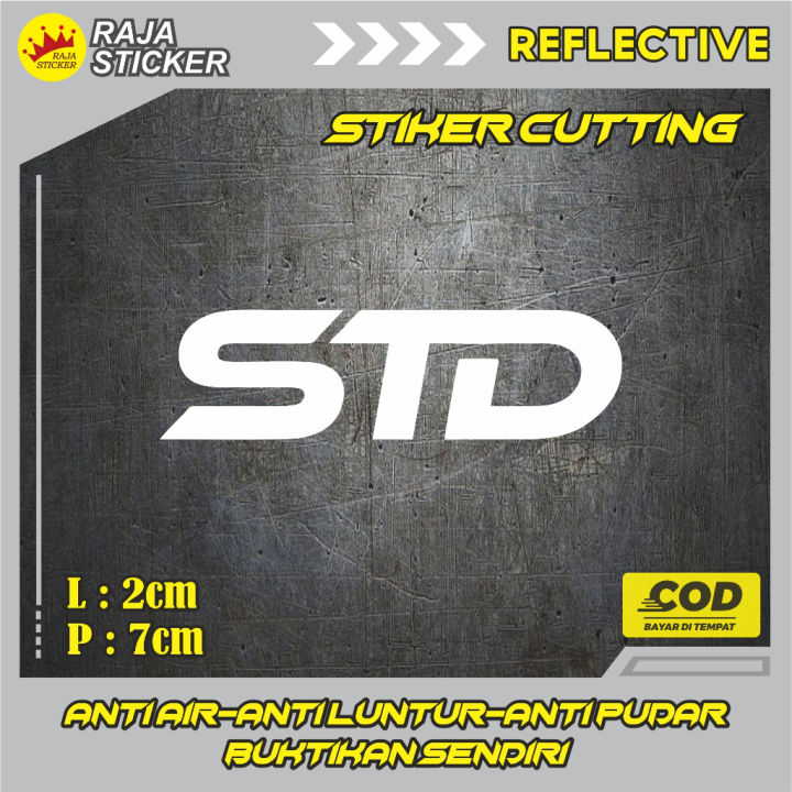 Sticker Stiker cutting Viral STD / stiker body motor | Lazada Indonesia