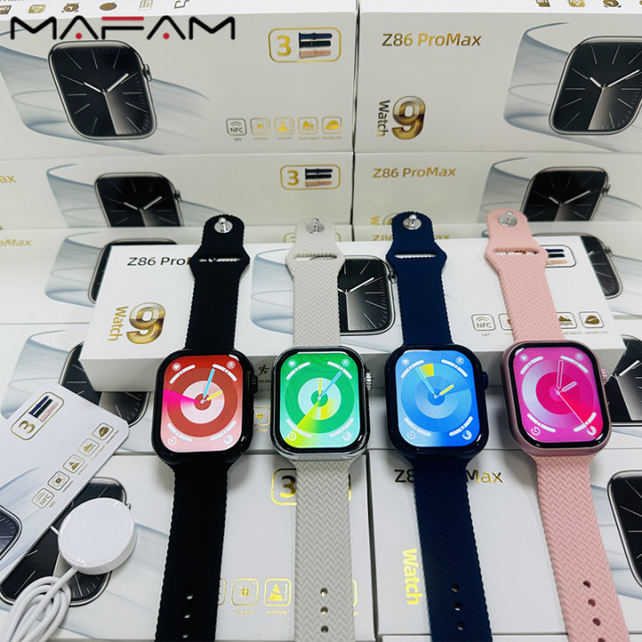 MAFAM 【💓Best Picks】New Z86 Pro Max Smartwatch Wireless Bluetooth Heart Rate Blood Oxygen Sport ...