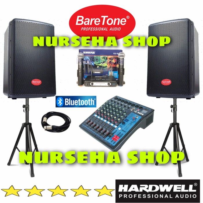 Paket Sound system outdoor 10 inch BARETONE Max10Hd siap pakai | Lazada ...