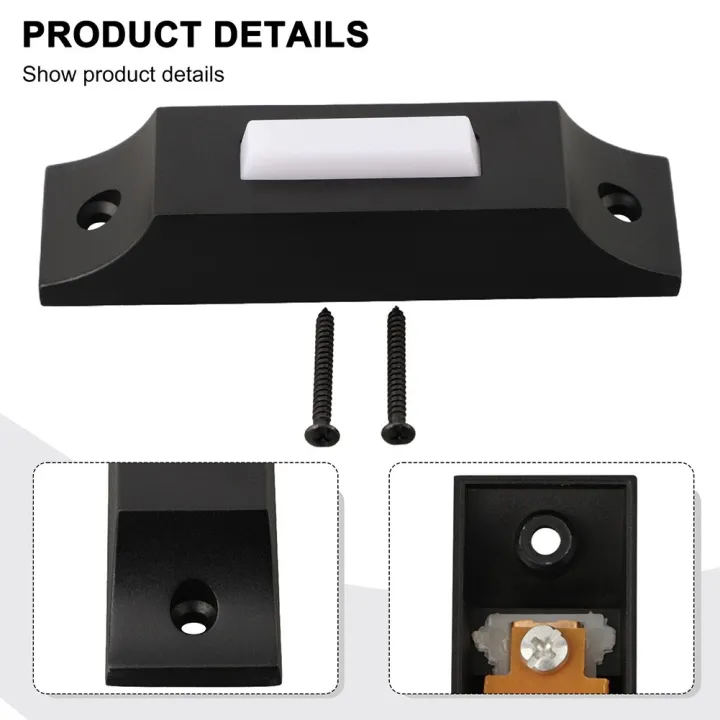 【BEUMK】 1pcs Doorbell Push Button Wall Mounted Metal Doorbell Push ...