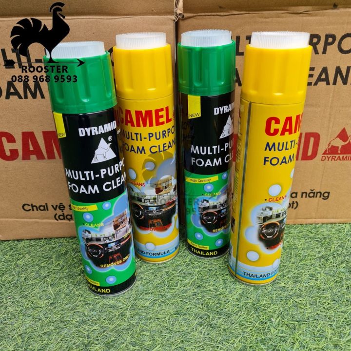 Chai xịt bọt vệ sinh đa năng nội thất, ghế da, trần nỉ ô tô DYRAMID ...