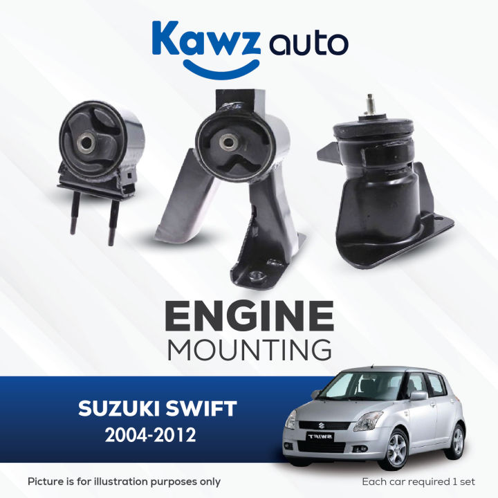 KAWZ SUZUKI SWIFT (2004-2012) ENGINE MOUNTING - [SET] | Lazada