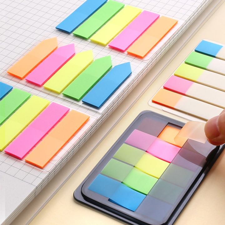 20 Sheets Transparent Fluorescent Color Label Stickers | Lazada Singapore