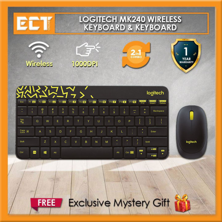 Logitech Mk240 Mk245 Wireless Combo Keyboard And Mouse Lazada