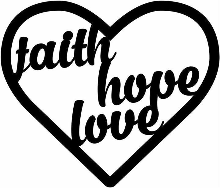 heart-shaped metal wall art metal heart shaped family logo | Lazada.co.th