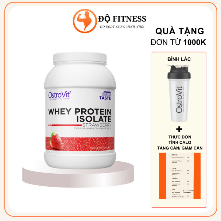 Whey Protein Isolate Ostrovit (700g) 23 lần dùng Bổ Sung Protein, Thêm BCAA, EAA | Lazada.vn
