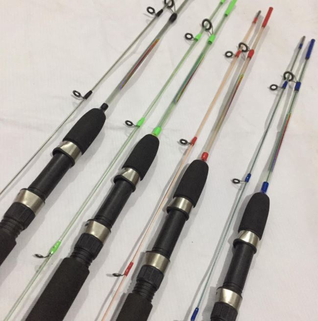 Joran pancing sambung dua Katana IKAN MAS 1.2 - 1.5 M Bahan Fiber Solid ...