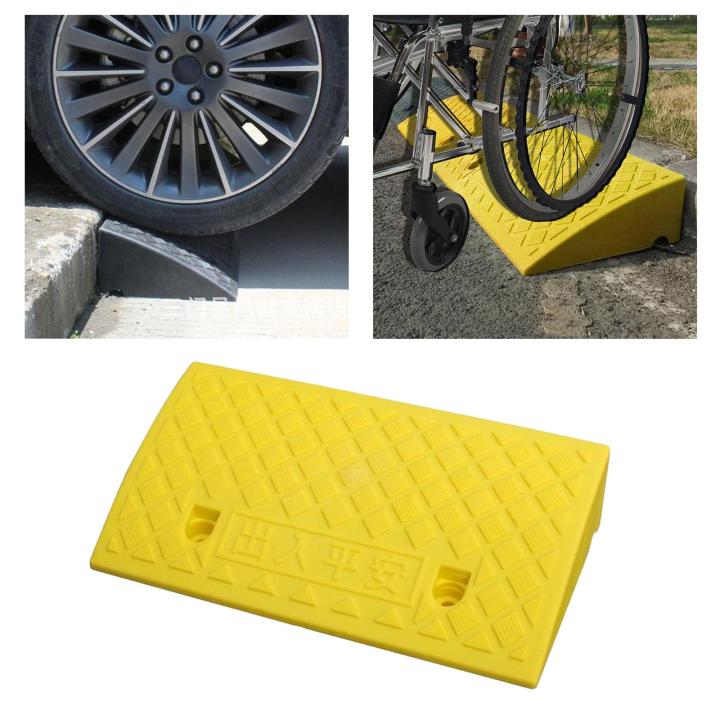 footful Portable Plastic Curb Ramps Motorcycle Wheelchair Heavy Duty ...