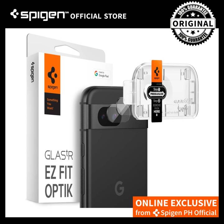 Spigen Pixel 8a Glas tR EZ Optik Crystal Clear (2P) | Lazada PH