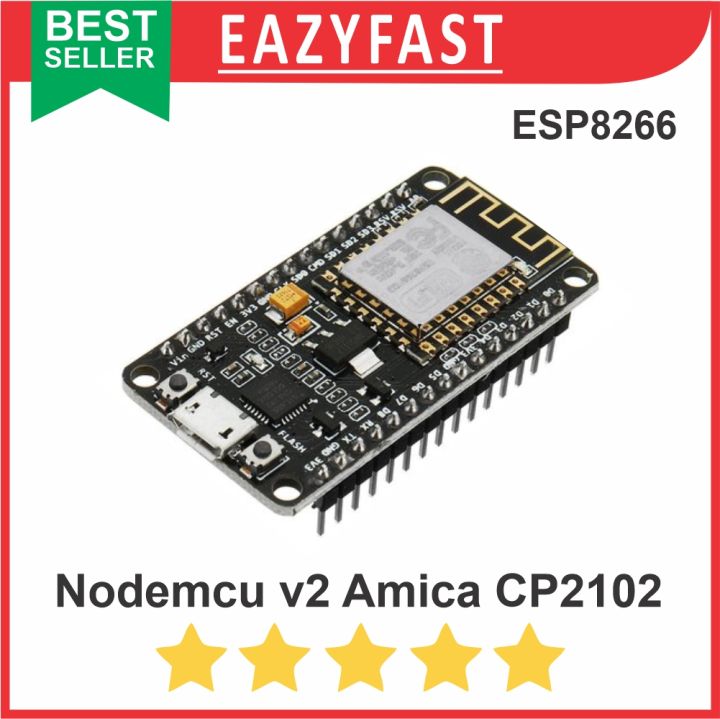 NodeMCU v2 Amica LUA WiFi CP2102 ESP8266 ESP12 IoT Internet Module ...