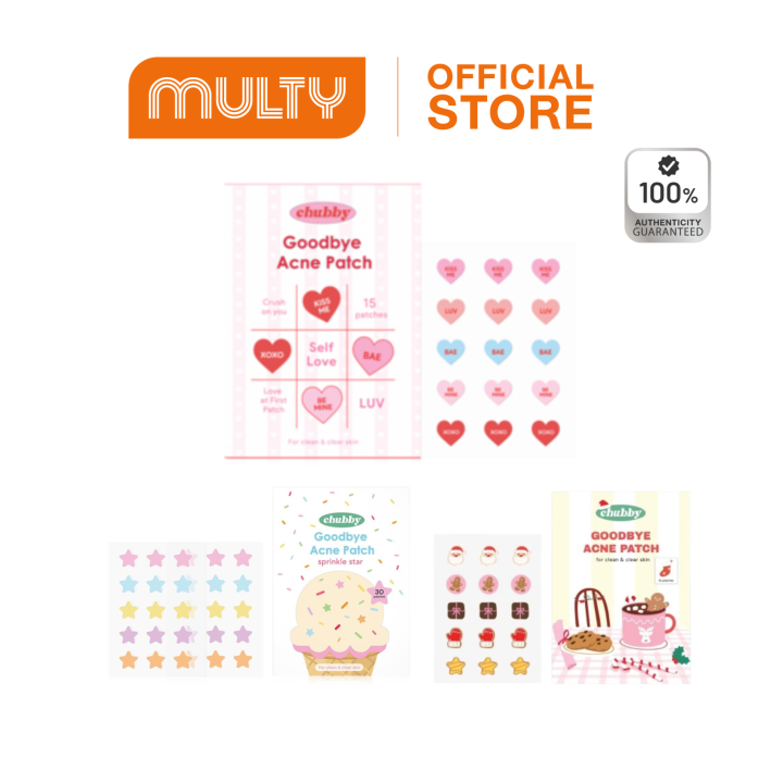 Chubby Goodbye Acne Patch 15 Patches 10g แผ่นแปะสิว | Lazada.co.th