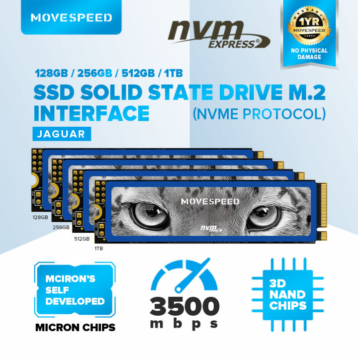 Move Speed Jaguar SSD Solid State Drive 128GB 256GB 512GB 1TB Internal ...
