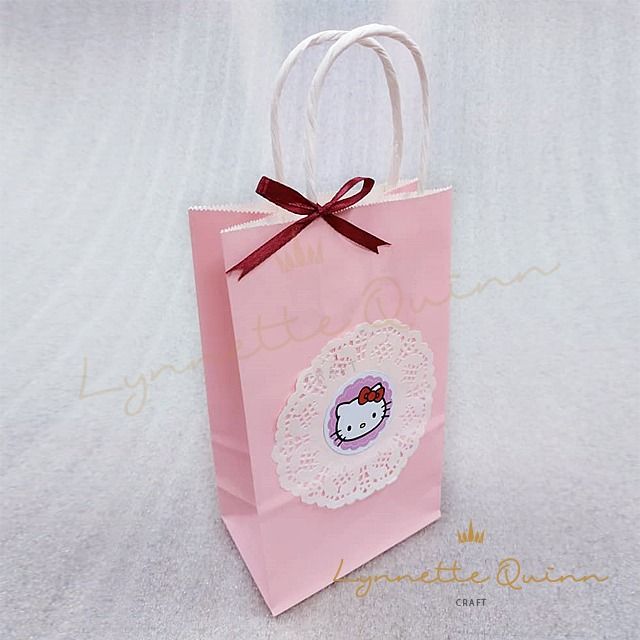 [READY STOCK] Pinky Hello Kitty Goodiest Bag Paper Bag (10 pcs per pack ...