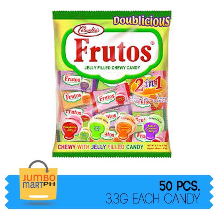 FRUTOS JELLY FILLED CHEWY CANDY / 50 PCS (1 PACK) | Lazada PH