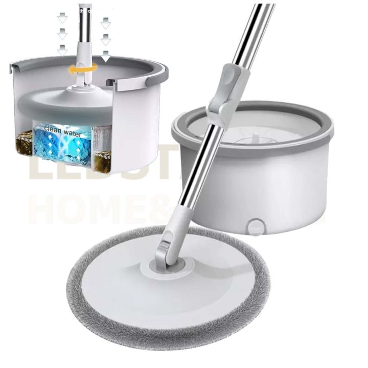 Magic Mop 360 degree automatic rotation double drive mop spinning mop ...