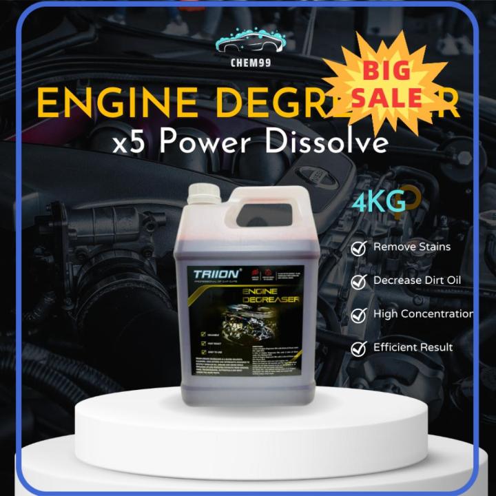 ⭐ [100% ORIGINAL] ⭐ Engine Degreaser Car Chemical 4KG Alkaliner Engine ...