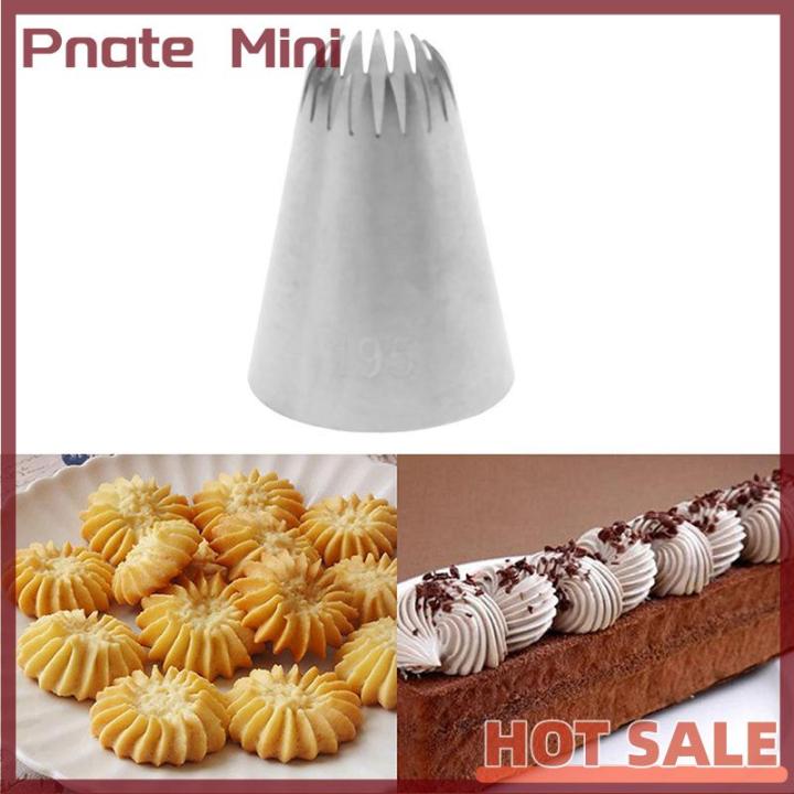 Pnate #195 cake HEAD Metal icing piping หัวฉีดสแตนเลสเค้กครีม Decor TIP ...