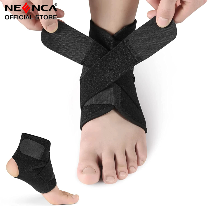 NEENCA Ankle Support Adjustable Ankle Brace Wrap Strap for Achilles ...