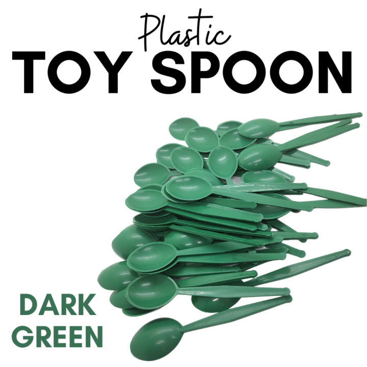 Plastic Toy Spoon Scramble Dessert Party 50pcs | Lazada PH