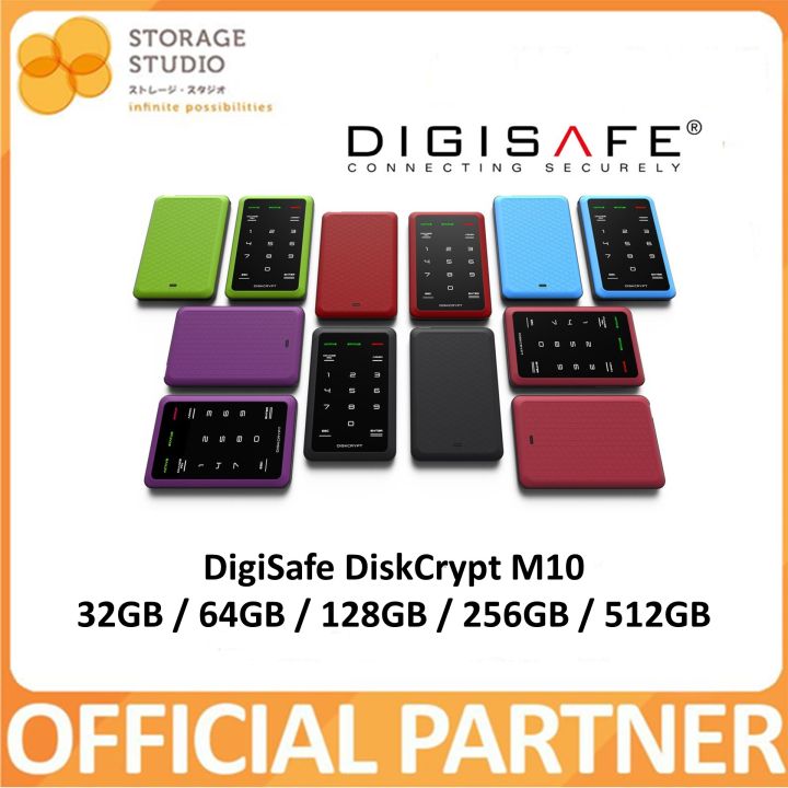 DIGISAFE DiskCrypt M10 64GB / 128GB / 256GB / 512GB. Singapore Local 1 ...