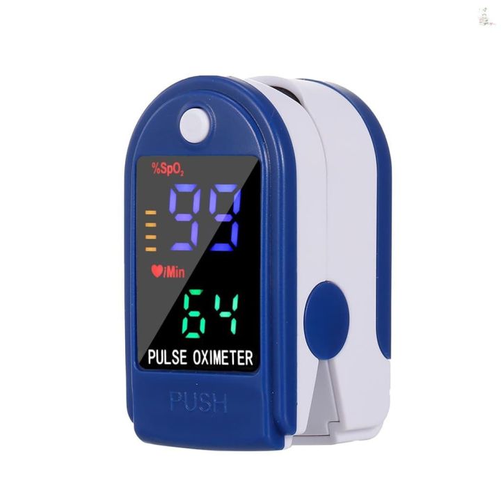 Fingertip Finger Pulse Oximeter Blood Oxygen Saturation health LED ...