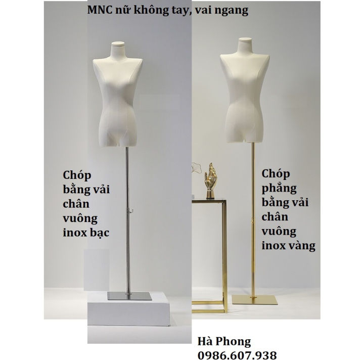 Manocanh nữ nửa người, không tay, thân nhập khẩu vai ngang | Lazada.vn