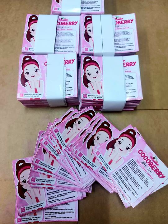 100 pcs Cocoberry Soap Sticker | Lazada PH