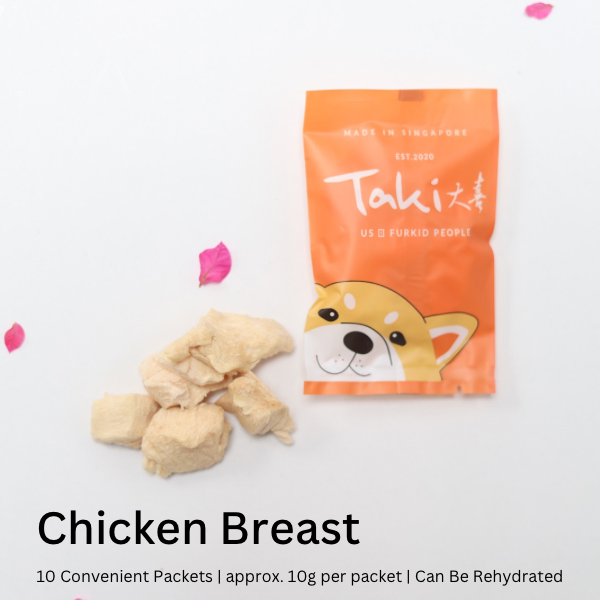 Taki Pets CHICKEN BREAST PREMIUM Freeze Dried Dog and Cat Treats ...