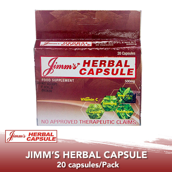 Jimm's Herbal Capsule (20 Capsules) | Lazada PH