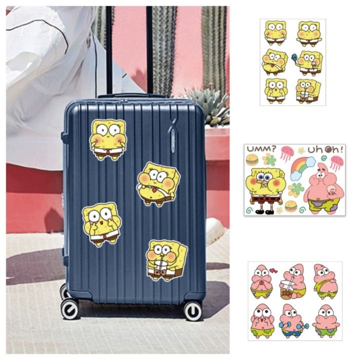SHIJIN Paper Patrick Star Electric Car Sticker SpongeBob SquarePants ...