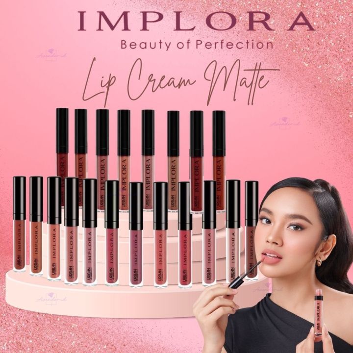 IMPLORA Urban Lip Cream Matte Original BPOM - Lipcream | Lazada Indonesia