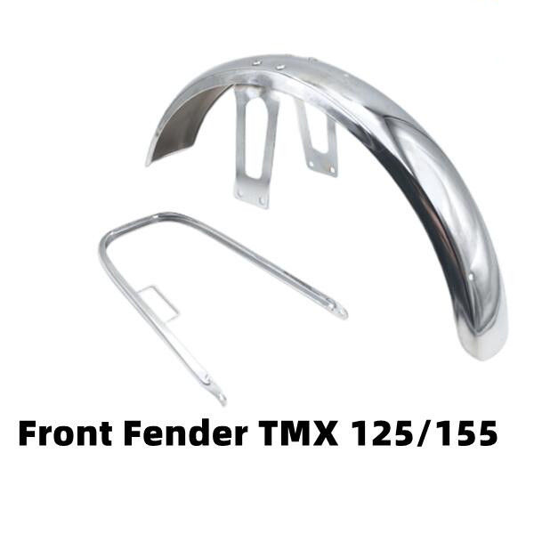 MOTORCYCLE TMX FENDER WITH BRACKET SILVER FRONT AND REAR(TMX125/TMX155 ...